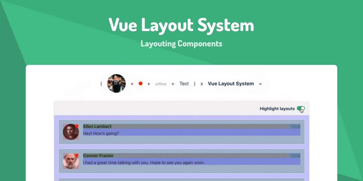 Vue Layout System Layouting Components Made With Vuejs
